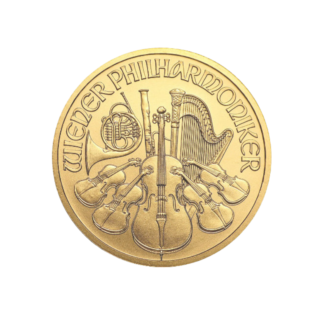 1/2 oz Austrian Gold Philharmonic Coin (Random Year) | Investor Crate ...