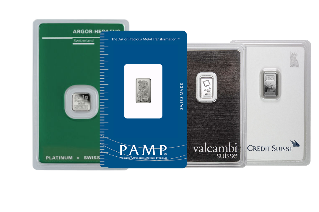 1 gram Platinum Bar (Random) | Investor Crate® – IC INC