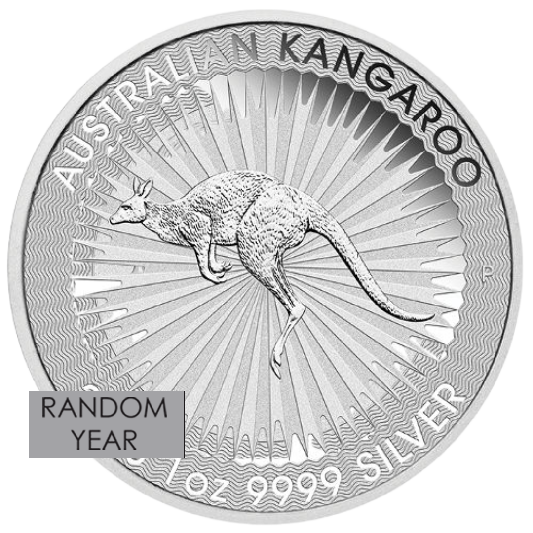 1 oz Australian Silver Kangaroo Coin (Random Year) | Investor Crate ...