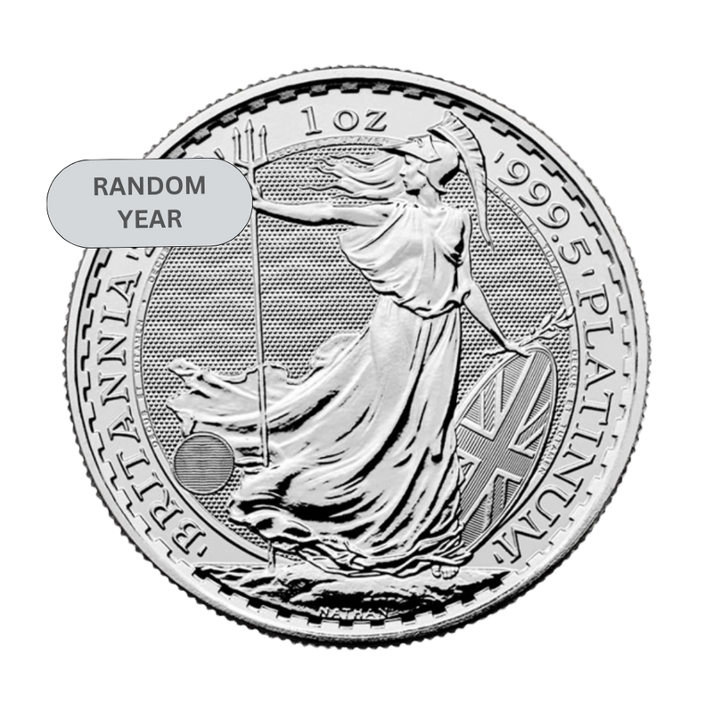 1 oz Platinum Britannia Coin (Random Year) | Investor Crate® – IC INC