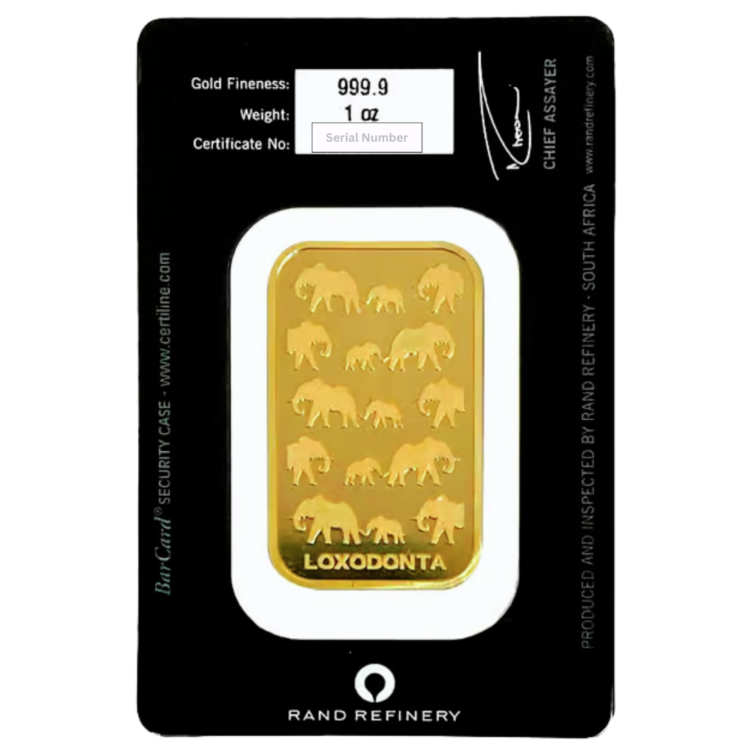 1 oz Rand Refinery Gold Bar (In Assay) | Investor Crate® – IC INC