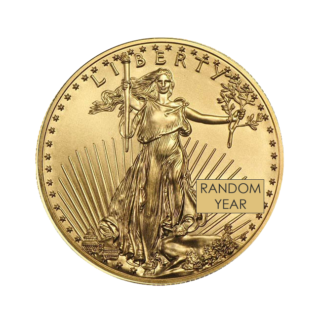 1 oz American Gold Eagle Coin (Random Year) | Investor Crate® – IC INC