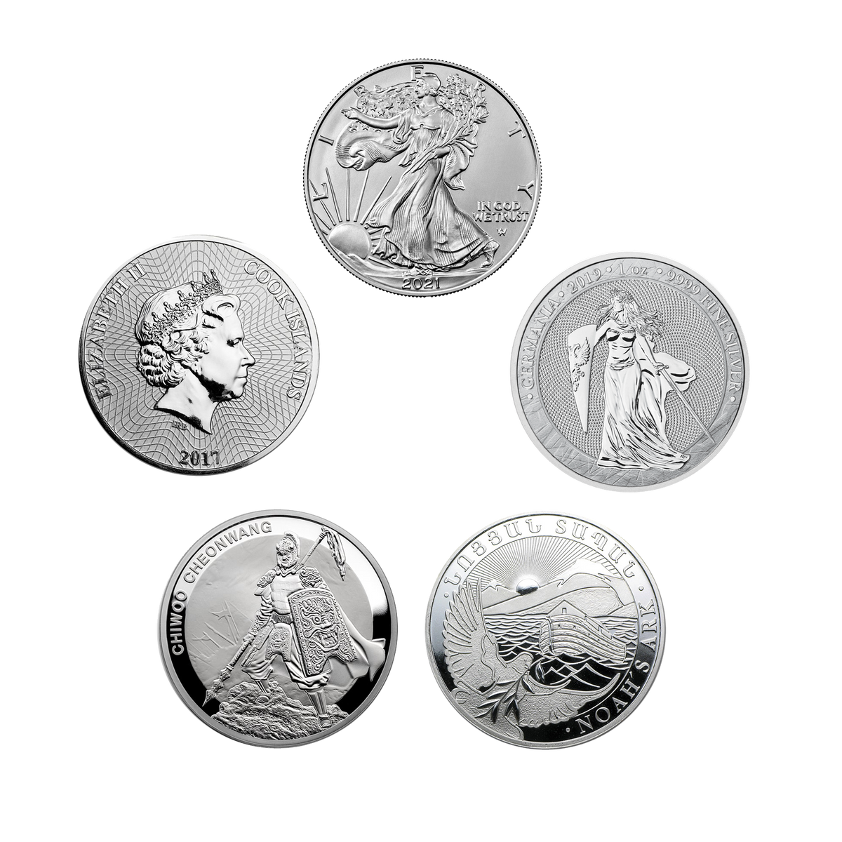 1 oz Silver Coin (Random Mint & Design) | Investor Crate® – IC INC