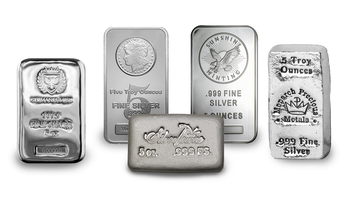 5 oz Silver Bar (Random Mint & Design) | Investor Crate® – IC INC